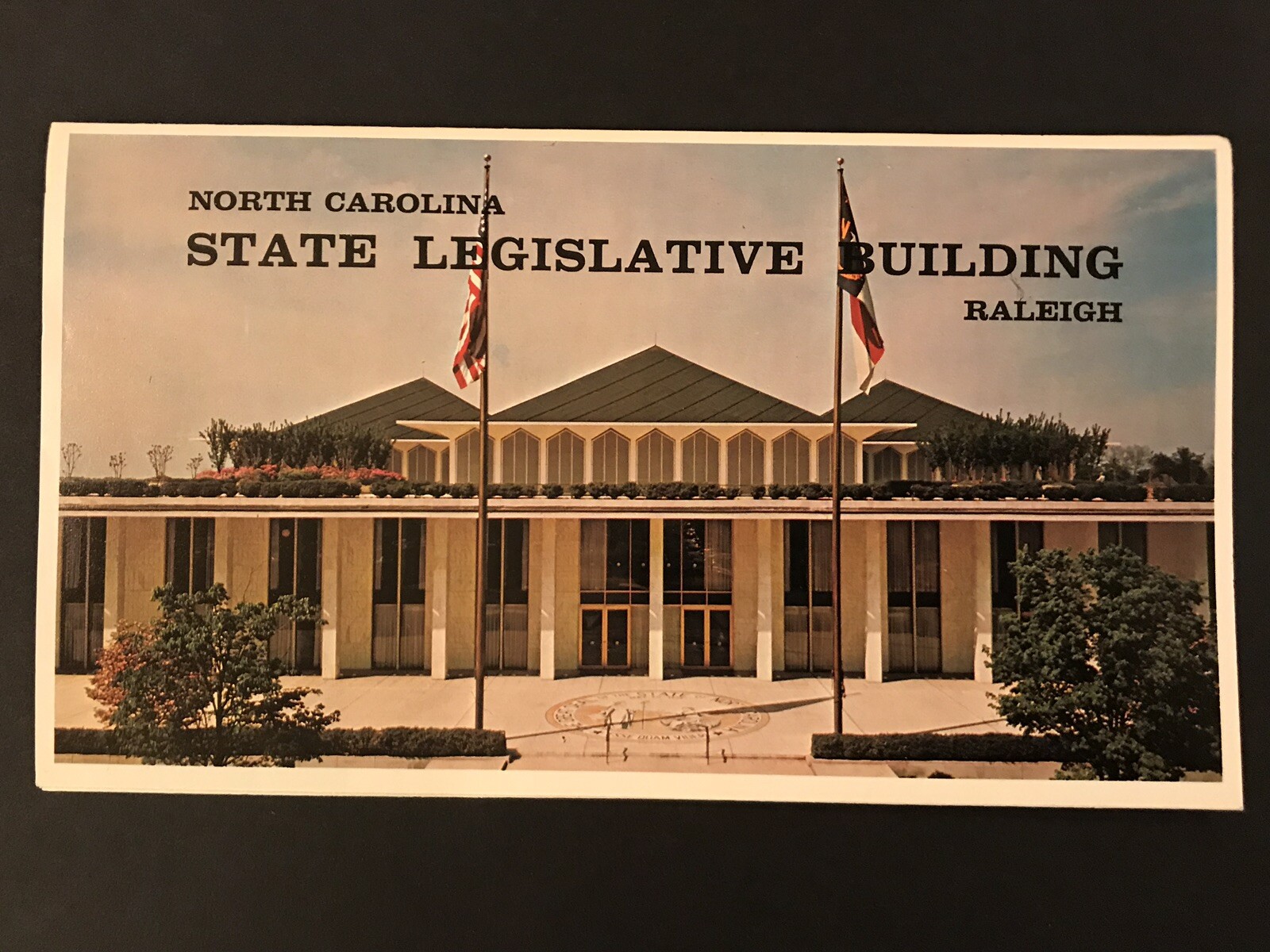 Vintage North Carolina State Legislative Building Brochure Pamphlet ...
