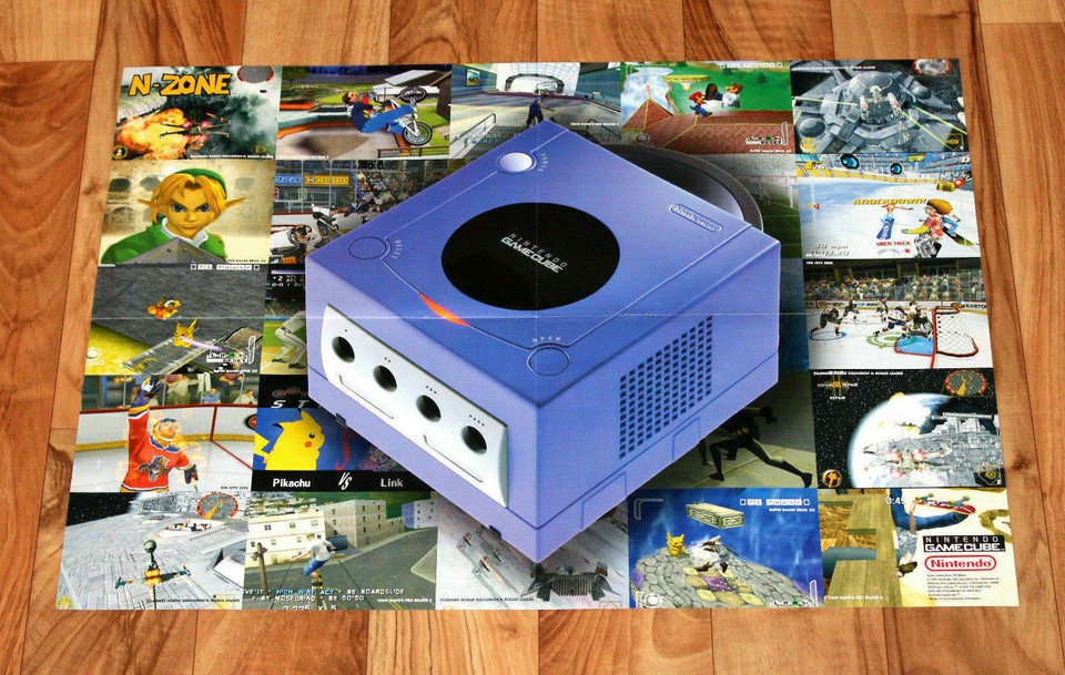 2001 Nintendo Super Smash Bros. Melee / GameCube Console rare Poster ...