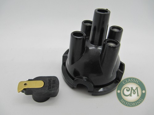 Distributor Cap & Rotor - Lucas 25D4 Morris Mini Minor Sprite MG Midget ...