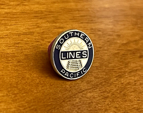 VINTAGE SOUTHERN PACIFIC LINES RAILROAD CONDUCTOR HAT PIN | eBay