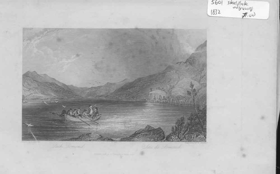 Original Old Antique Print Loch Lomond 1832 Scotland 19th Century | eBay
