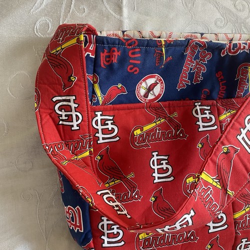 St. Louis Cardinals Baseball STL Tote Bag Handmade Strap Pockets ...