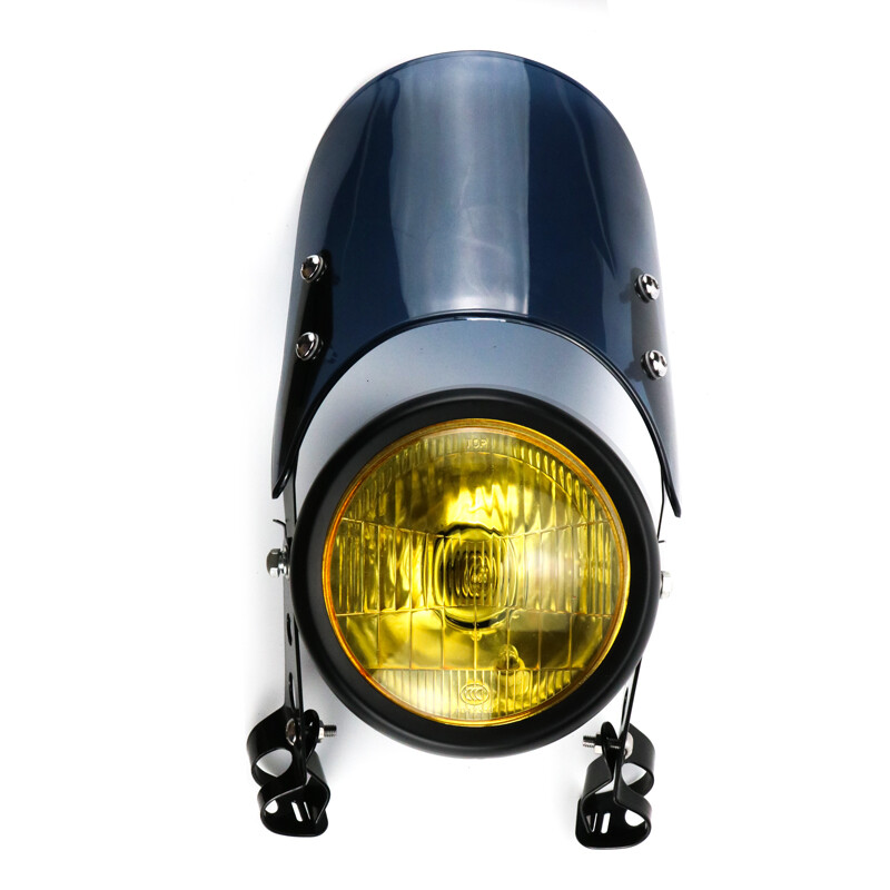 Universal Motorcycle Windscreen Windshield Kit for 5" & 7" Round ...