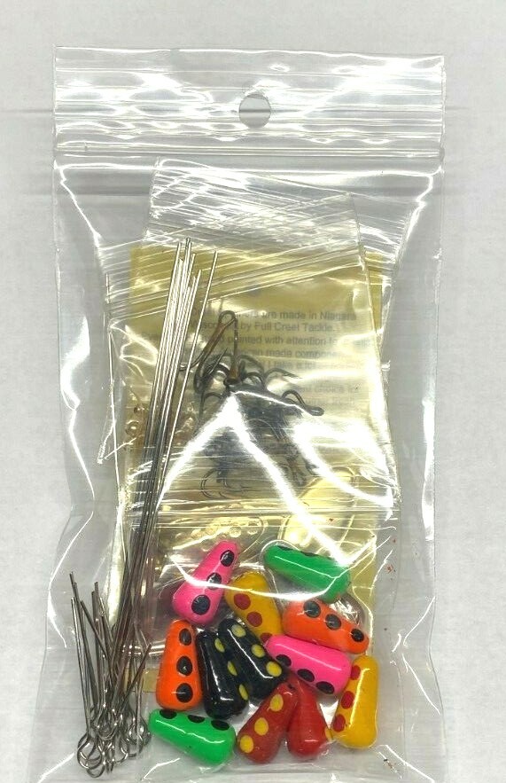 60 Pcs Inline Spinner Making Kit Trout Crappie Bass Spinners DIY 1/8 OZ ...