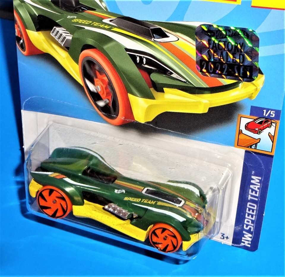 Hot Wheels Factory Set New For 2022 HW Speed Team Series Roadster Bite ...