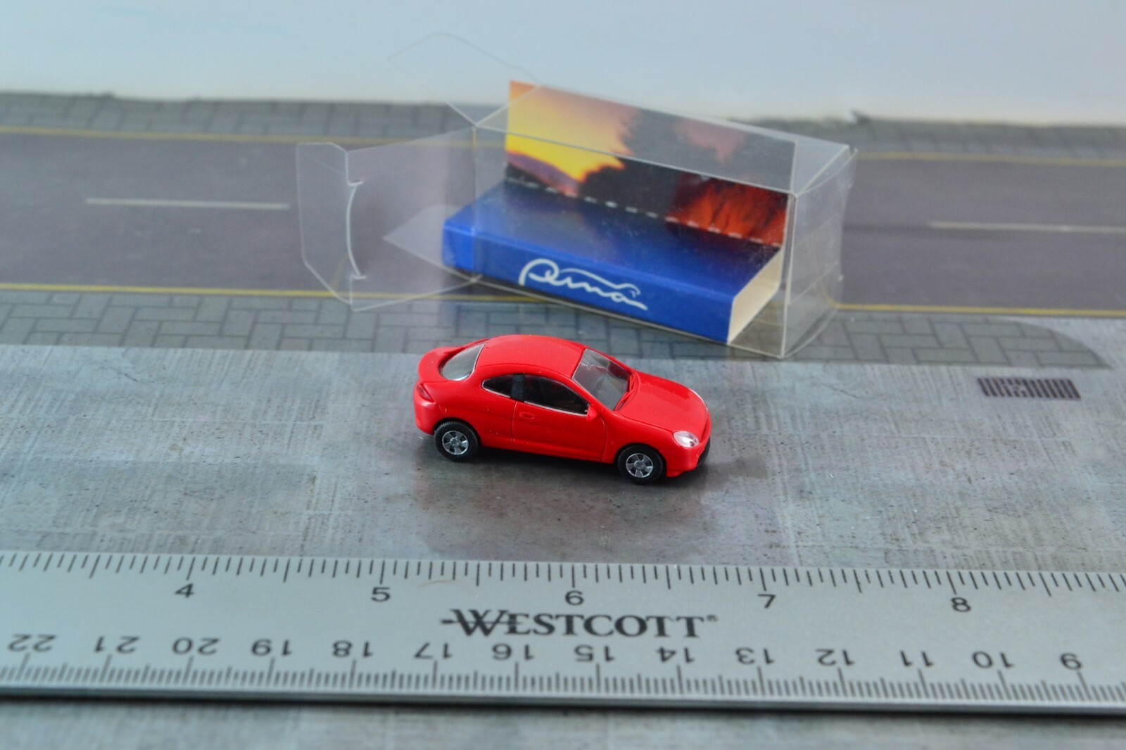 Rietze 1:87 HO Scale - Ford Puma Car Red | eBay