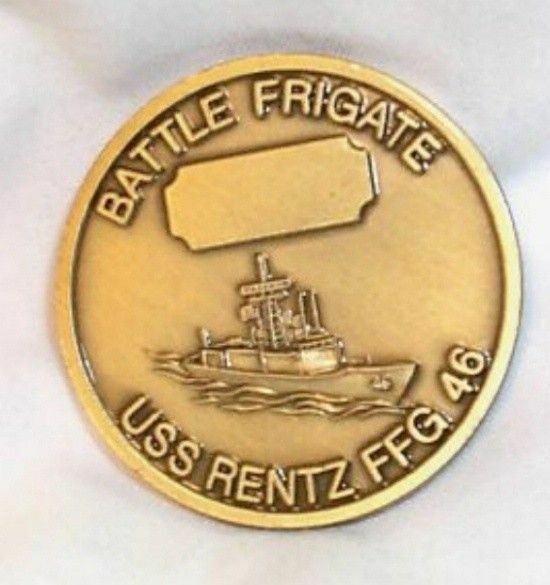 USS RENTZ FFG 46 Frigate US Navy Ship Challenge Coin | eBay