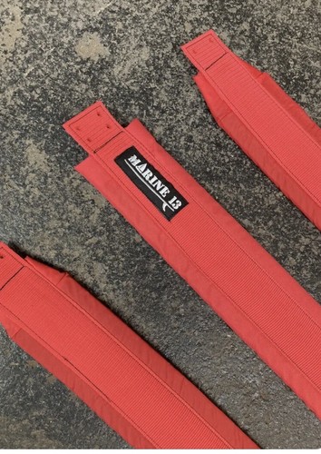 Laser Pico Sailing Dinghy Padded Toe Strap Set Red | eBay