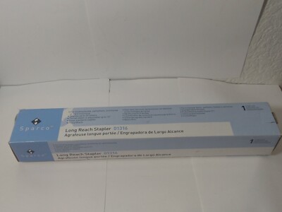 Sparco Long Reach Stapler, 20 Sheet Capacity, Standard Staples, Putty ...