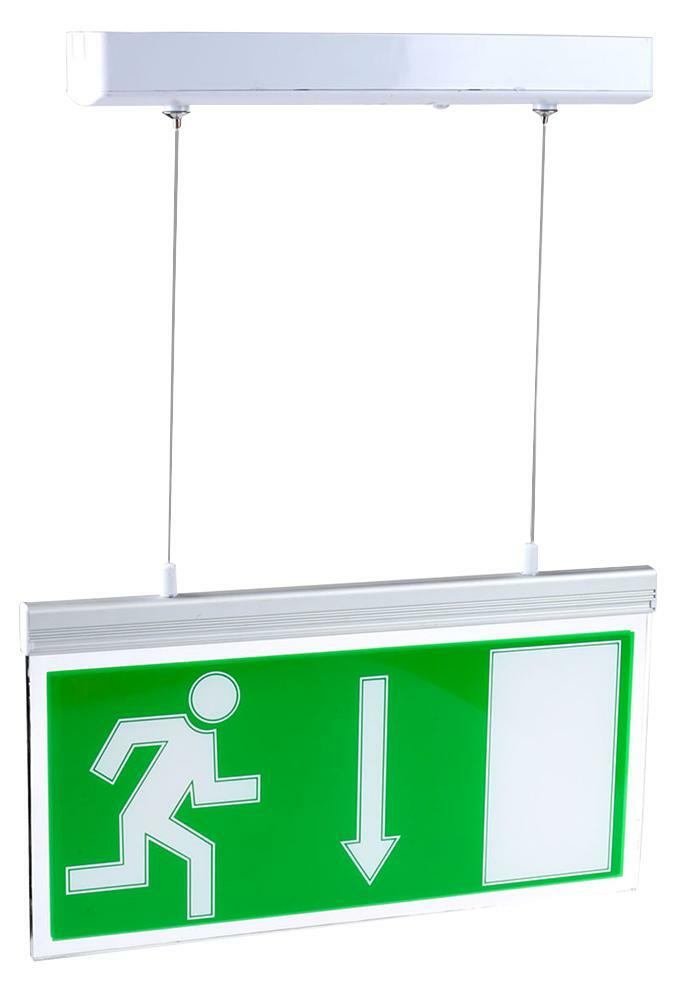 LED EMERGENCY EXIT BOX MAINT CEILING MNT, IP / NEMA RATING IP20, OP FOR ...