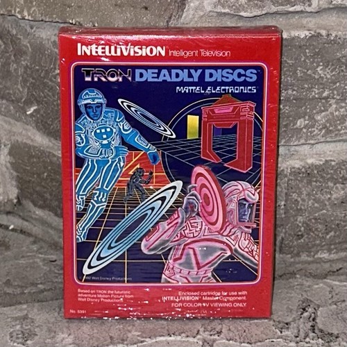 Brand New 1981 Intellivision Tron Deadly Discs Factory Sealed Video ...