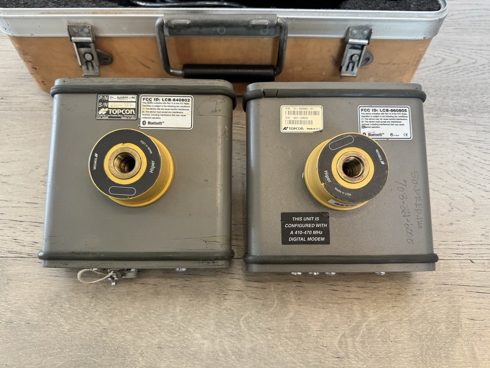 Topcon Hiper GA Dual RTK Digital UHF 410-470 MHz GNSS GPS TSC3 Survey ...