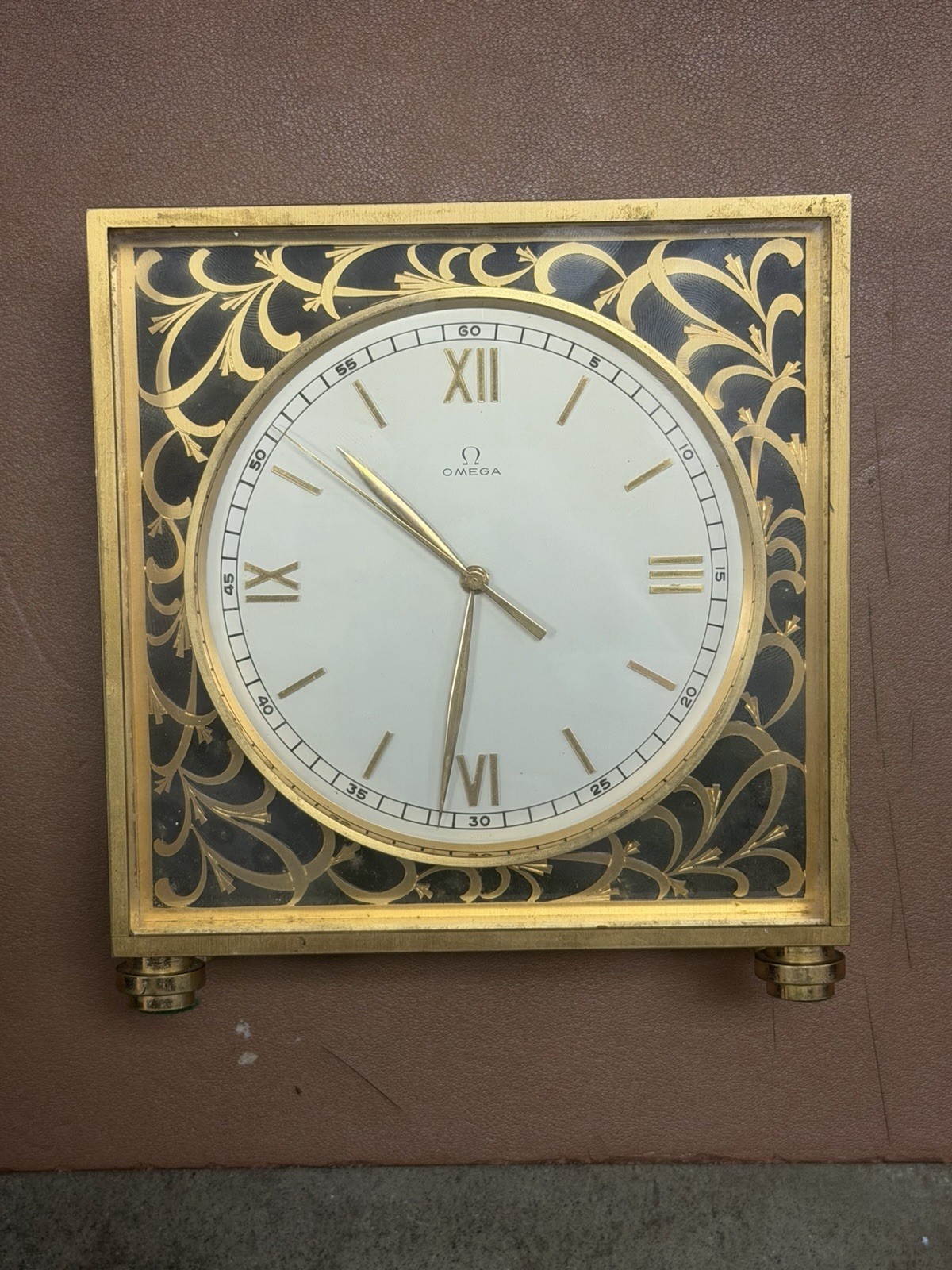 1926 Omega Table Clock 8-Day Chronometer | eBay