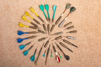 Mixed Bundle of 35 Vintage Brass Darts - Used | eBay UK