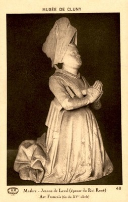 Musée de Cluny, Marbre Jeanne de Laval, Art Français, XVe siècle ...