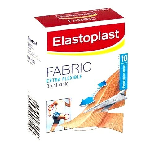 Elastoplast Fabric Extra Flexible Plasters - Pack of 10 for sale online ...