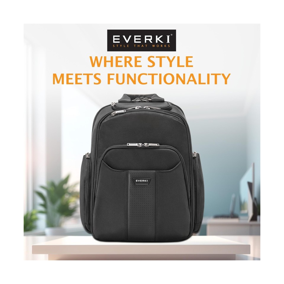 EVERKI Versa 2 Premium Business Laptop Backpack - Women's or Men's ...