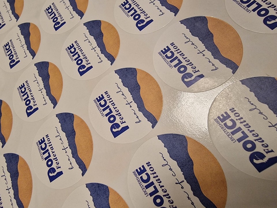 Personalised Logo round stickers Labels, 25mm, 37mm, 51mm circle ...