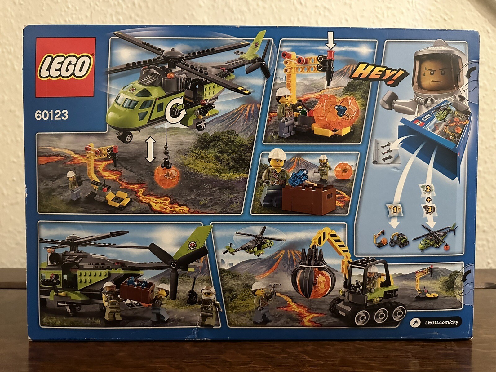 LEGO CITY: Volcano Supply Helicopter (60123) for sale online | eBay