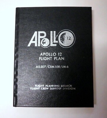 The Apollo 12 Flight Plan - Limited Edition Kickstarter Leather Book ...
