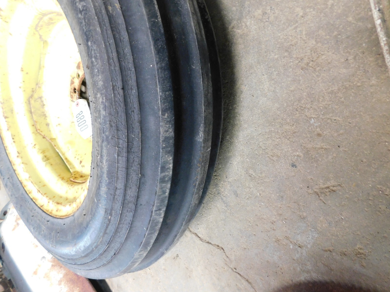 Ford 8N Tractor, Firestone Tire and 6 Hole Rim, Tag #8800 | eBay