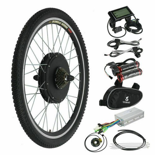 Voilamart 26 inch Rear Wheel Electric Bicycle Conversion Kit with LCD ...