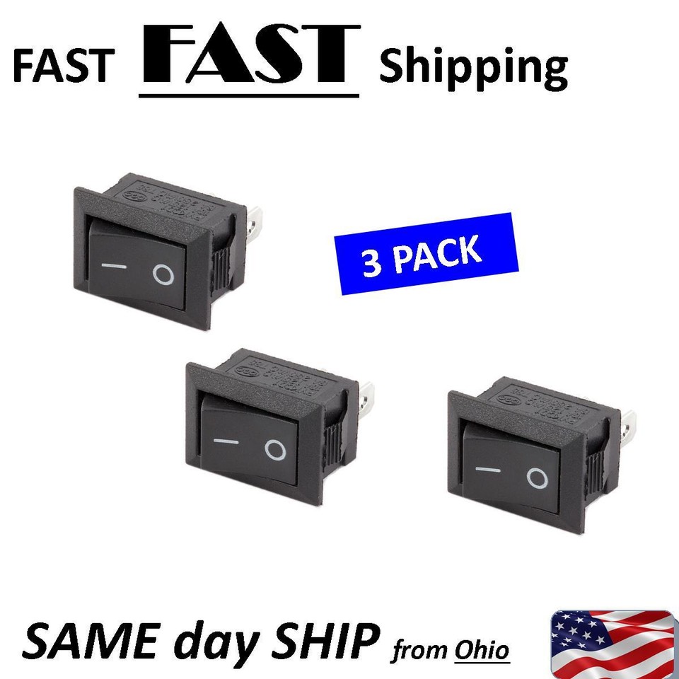 Very Small Switch - Tiny Little Switch - On Off Switch Black 2V 5V 6V ...