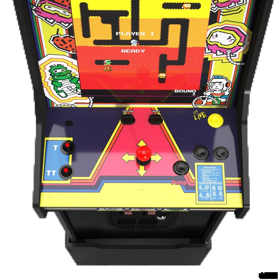 Arcade1Up Dig Dug Bandai Namco Legacy Edition Arcade With Riser Video ...