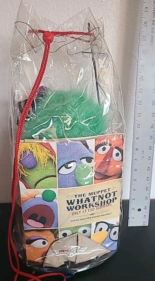 The Muppets 2012 Whatnot Workshop Blue Puppet FAO Schwarz W ...