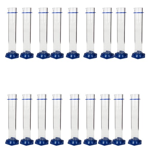 Glass Graduated Cylinder With Plastic Hex Base and Bumper Guard, 1000ml ...