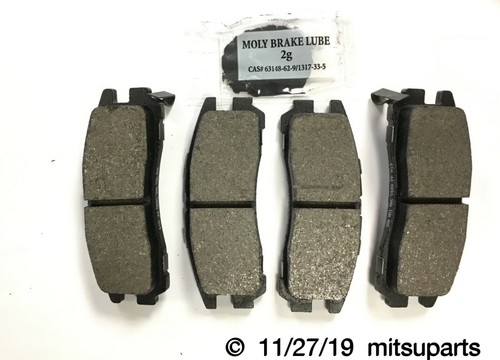 Genuine Mitsubishi REAR Brake Pads Lancer 2.4L, GTS & Ralliart | eBay