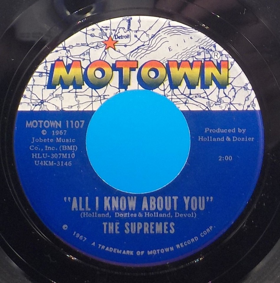 The Supremes 45 The Happening All I Know About You Nm E1 Ebay
