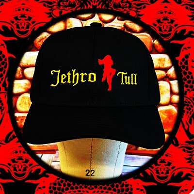 JETHRO TULL LOGO EMBROIDERY HAT ADJUSTABLE BACK SMALL BUCKLE | eBay