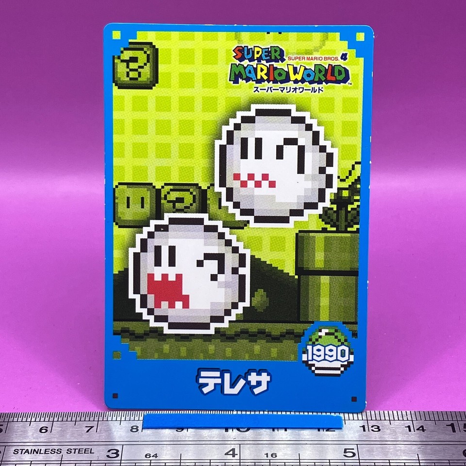 Boo Buddy Super Mario Bros Trading Card Nintendo Top TCG Japanese #703 ...