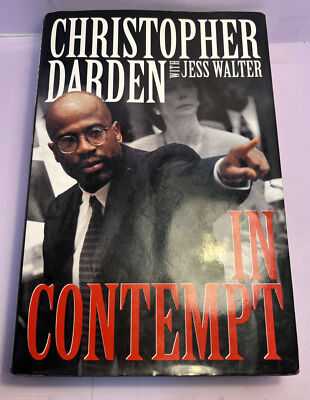 In Contempt Book By Christoher Darden O.J. Simpson First Edition First ...
