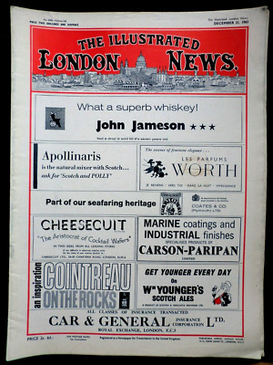 The Illustrated London News (December 21st 1963) Vintage Magazine ...