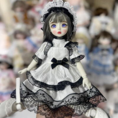 Pretty Girl 1/6 BJD Doll MJD Ball Joints Body Doll Full Set Lace Dress ...