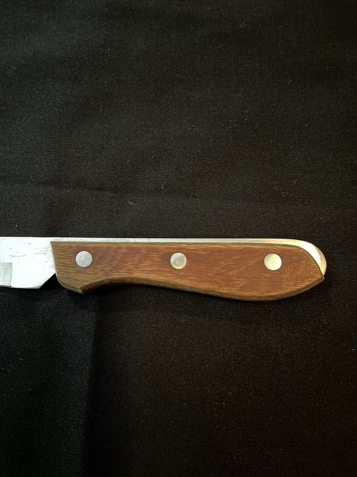 Vintage Emperor Steel Savoy Japanese Steak Knife Wood Handle 3 Rivet 6 ...