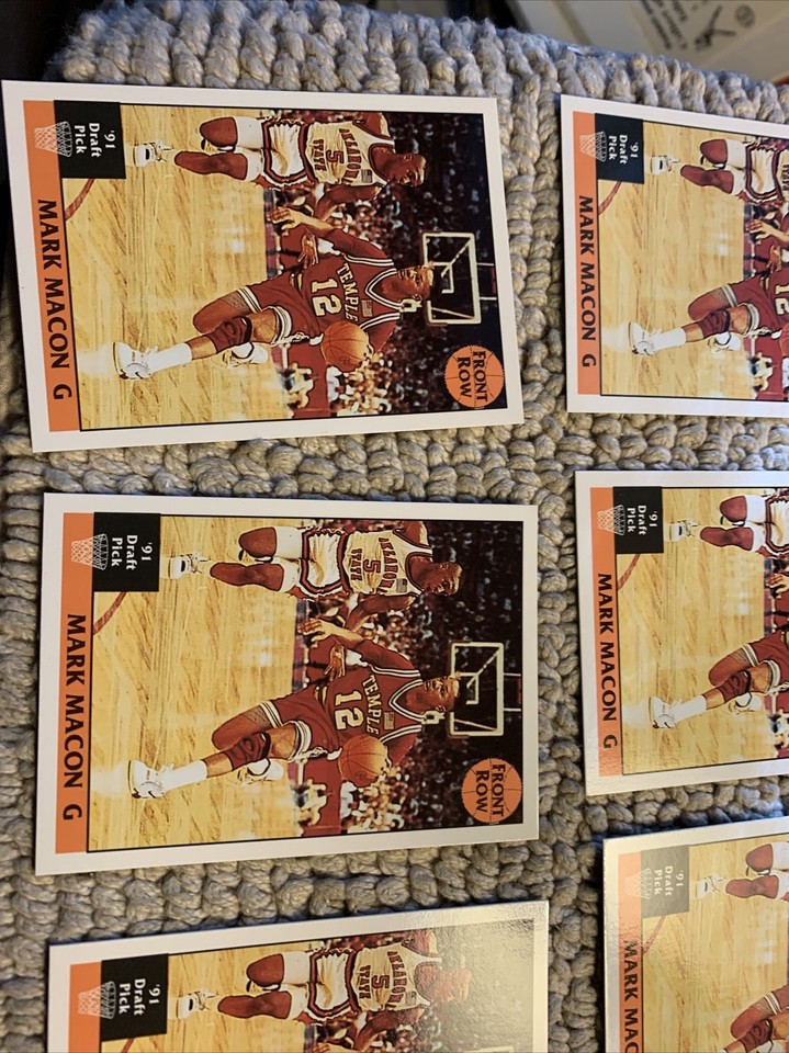 9. #6 Mark Macon 1991 Front Row Promotional Basketball Card Cb11 | eBay UK