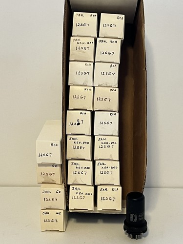 One Tested 12SG7 Metal Vacuum Tube Tests Good One Tube Only | eBay