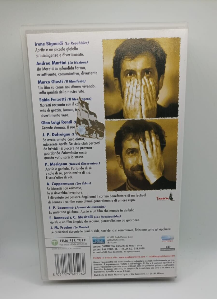 April A Film By Nanni Moretti VHS | eBay