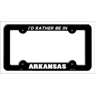 Be In Arkansas Novelty Metal License Plate Frame LPF-331 | eBay
