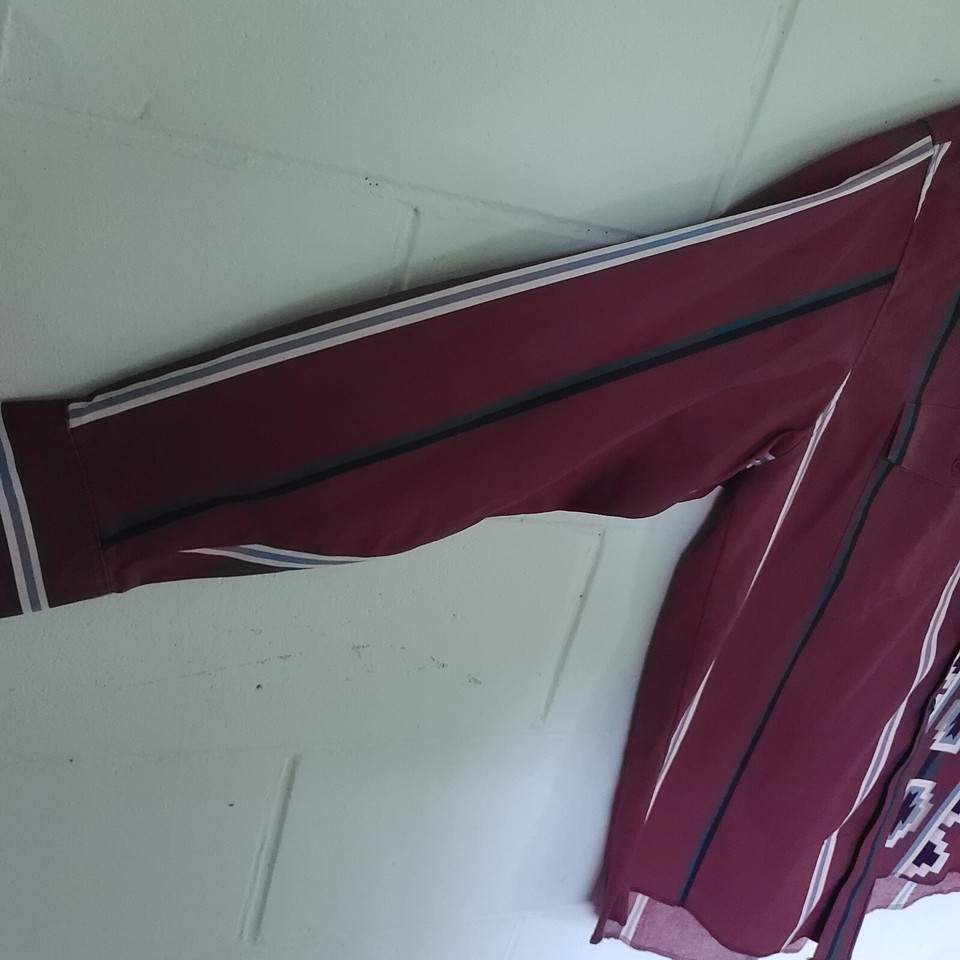 Wrangler Aztec Cowboy Western Rodeo Shirt Men Sz L 17-35 Extra Long ...