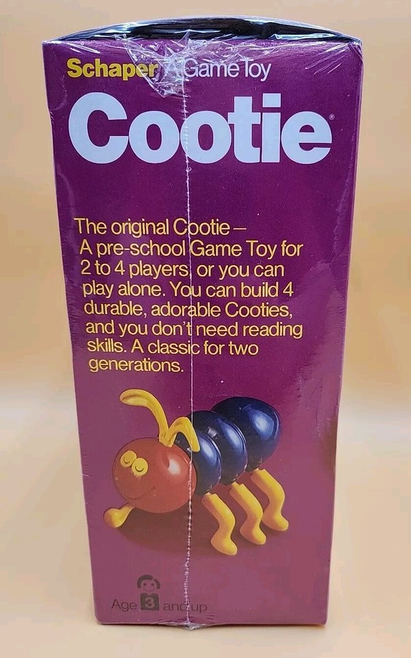 Vintage 1976 Schaper Cootie Game Toy Sealed New In Box | eBay