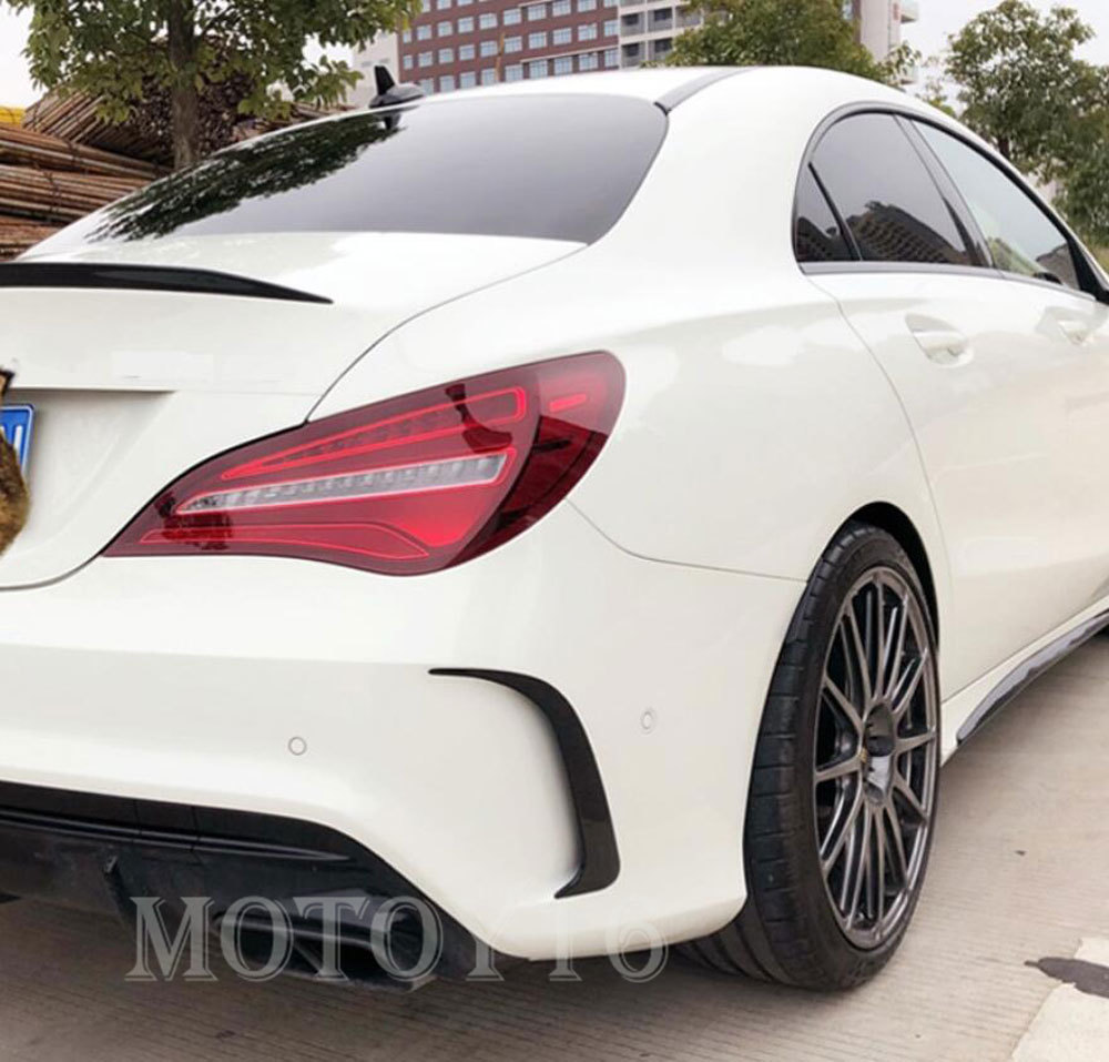 Rear Bumper Side Vent Flicks Canards For Mercedes-Benz W117 CLA200/220 ...