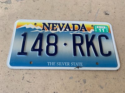 NEVADA SILVER STATE LICENSE PLATE [ 148 RKC ] FREE SHIPPING Fix it ...