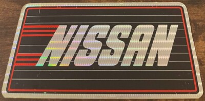 Vintage Nissan Prismatic Booster License Plate 300Z 240Z Z GT-R 240SX ...