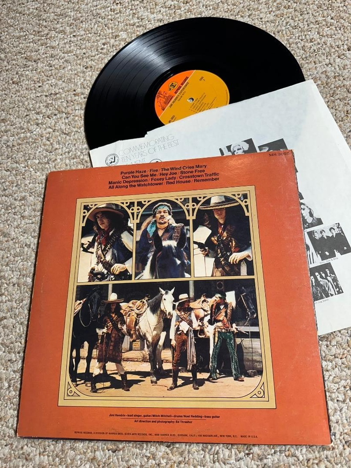 JIMI HENDRIX + ROLLING STONES classic rock psych VINYL LP'S RECORDS LOT ...