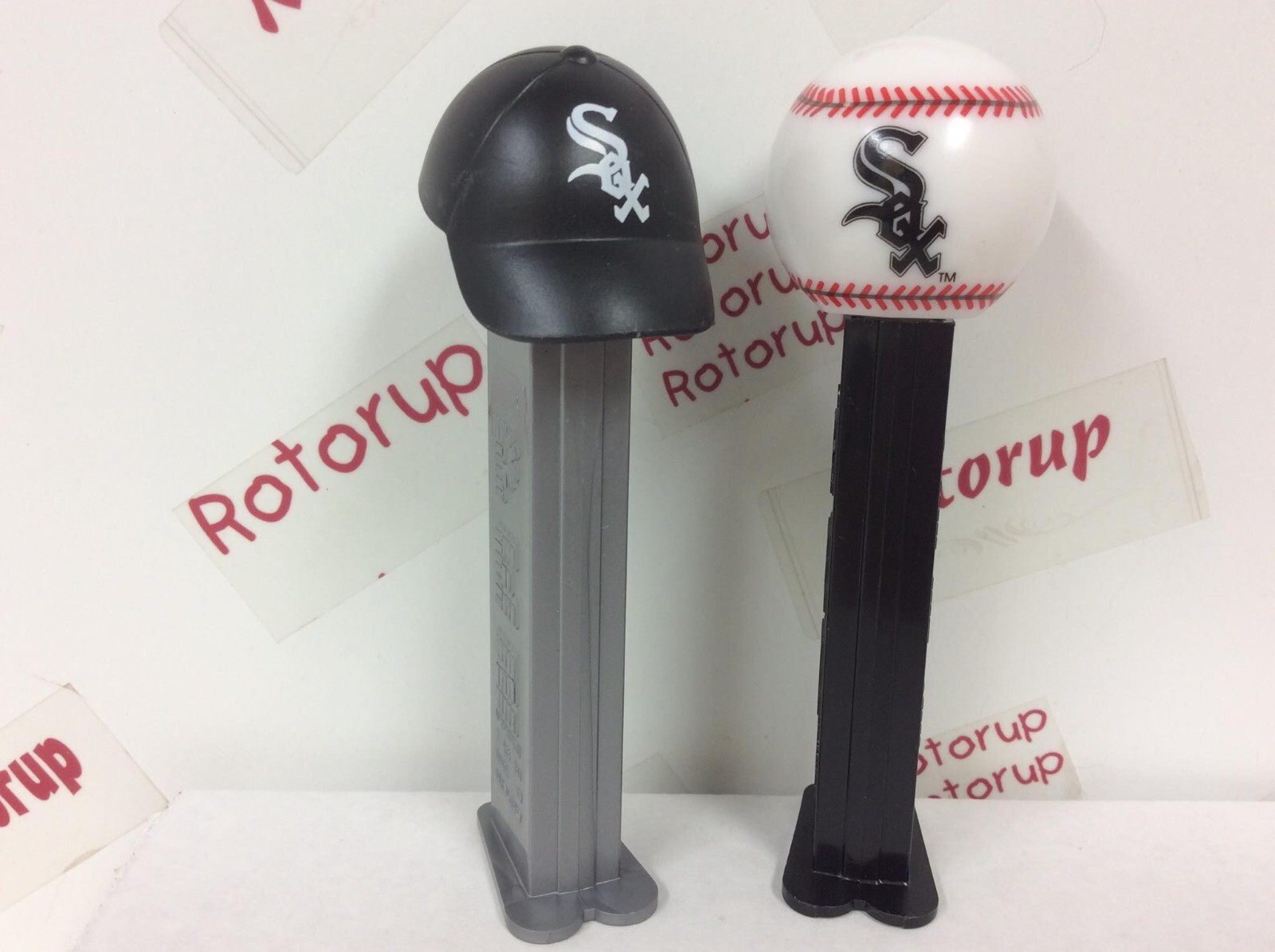 PEZ set of PEZ dispenser Baseball and Cap Chicago White Sox | eBay