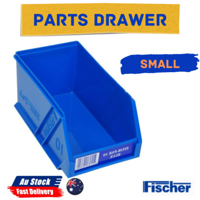 FISCHER SMALL SIZE PARTS DRAWER BLUE STOR-PAK CONTAINERS | eBay Australia